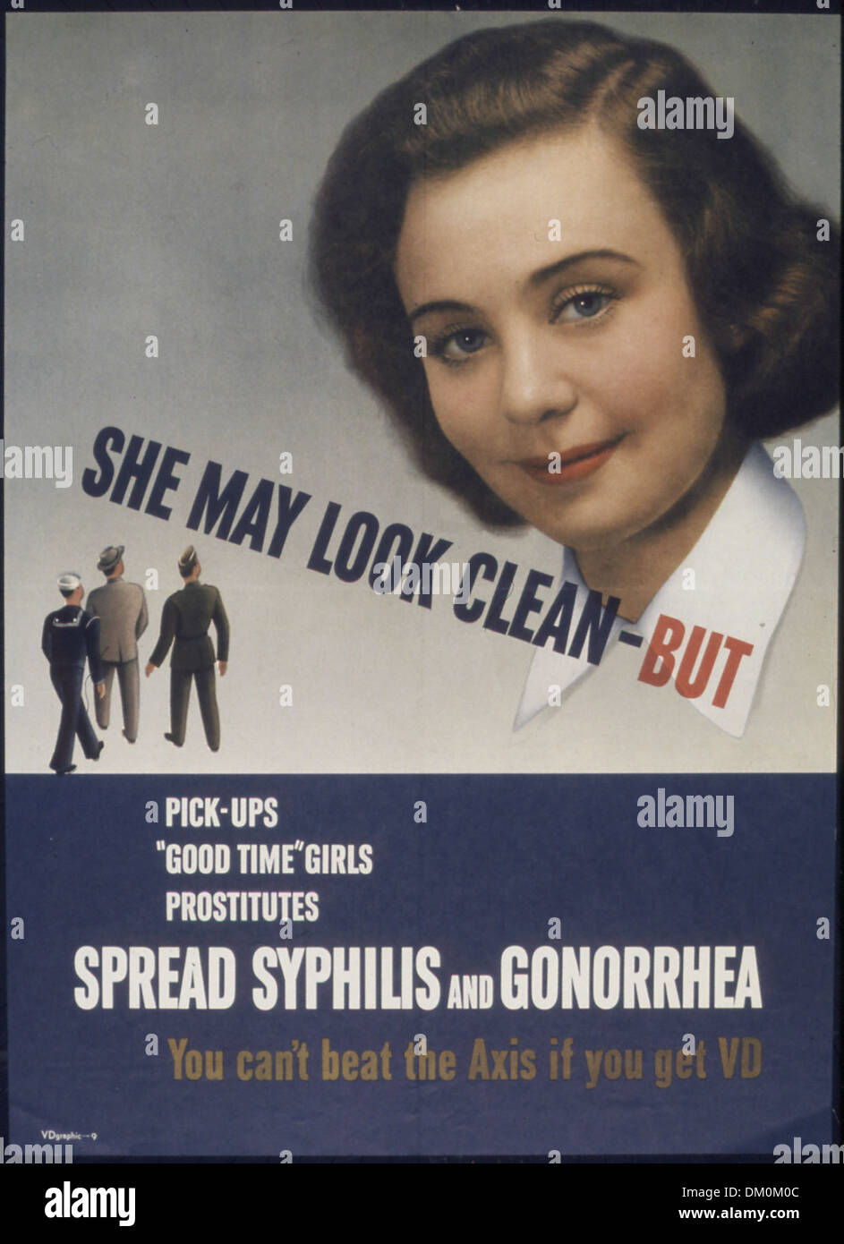 This World War II-era American propaganda poster warns against ...