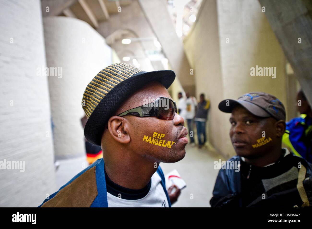 Johannesburg, South Africa. 10th Dec, 2013. People attending Nelson ...