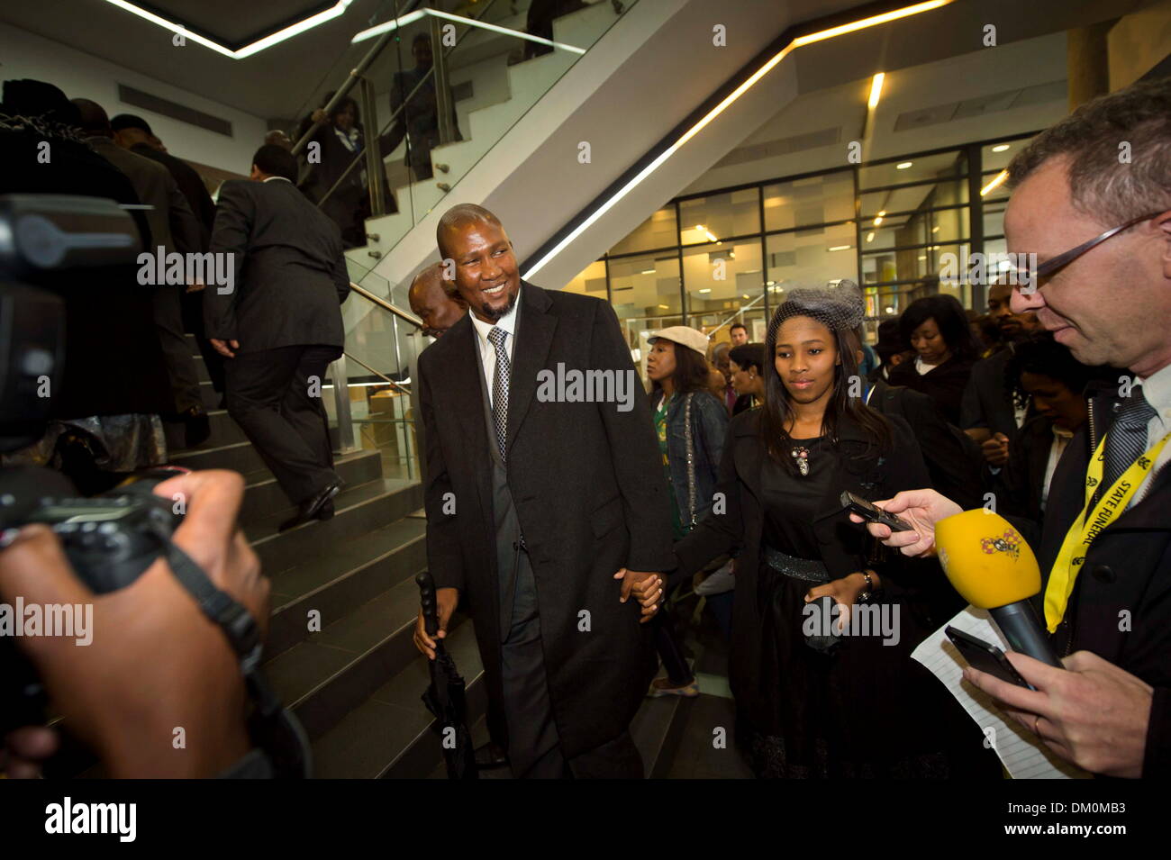 Johannesburg, South Africa. 10th Dec, 2013. Mandla Mandela attending ...
