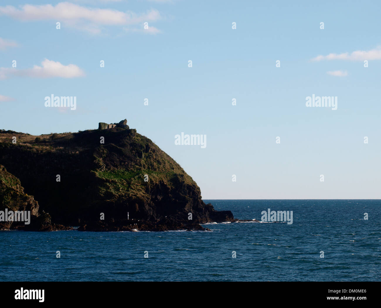 Ruins on the coastal cliffs hi-res stock photography and images - Alamy