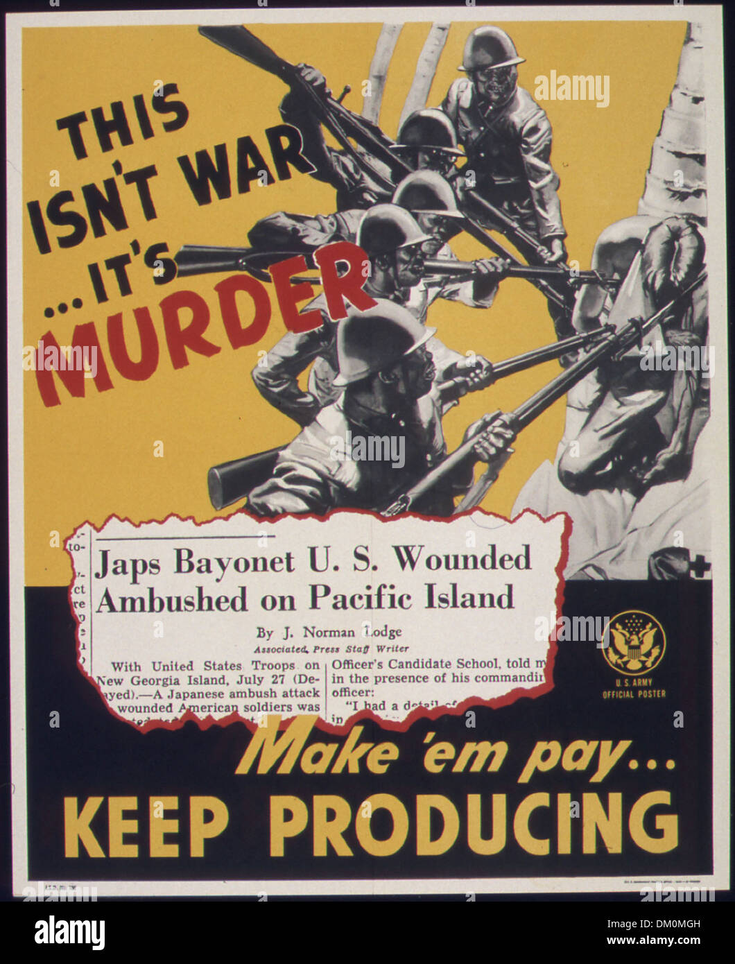 This World War II propaganda poster emphasizes the moral imperative to ...