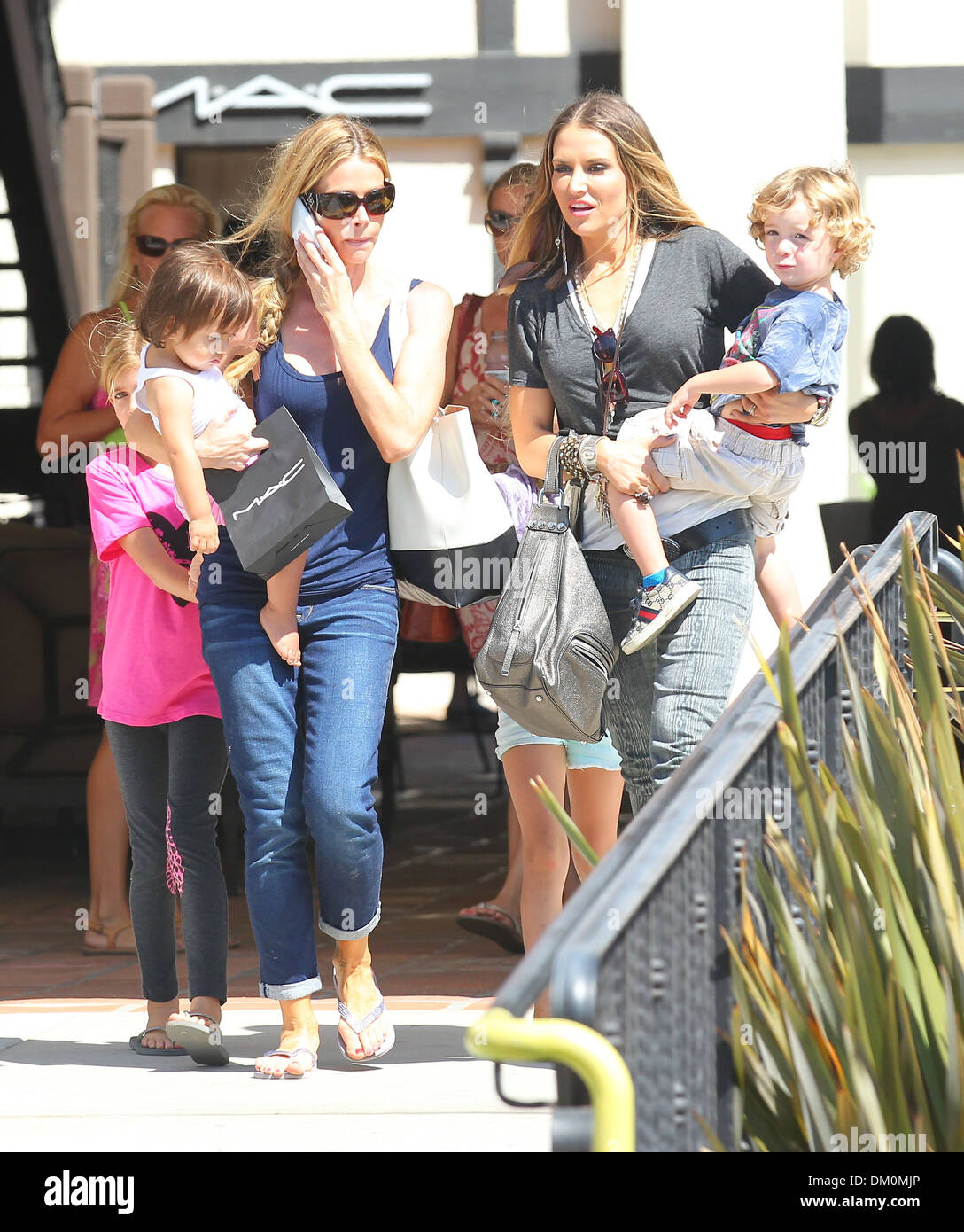 Denise Richards and daughters Sam Lola and baby Eloise head to Malibu ...