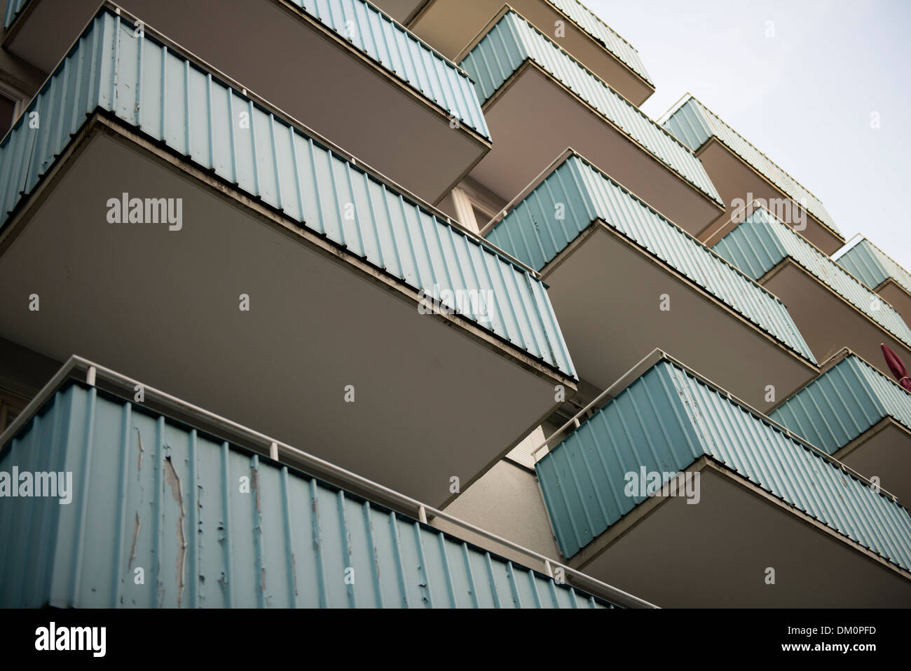 Council flat balconies hi-res stock photography and images - Alamy