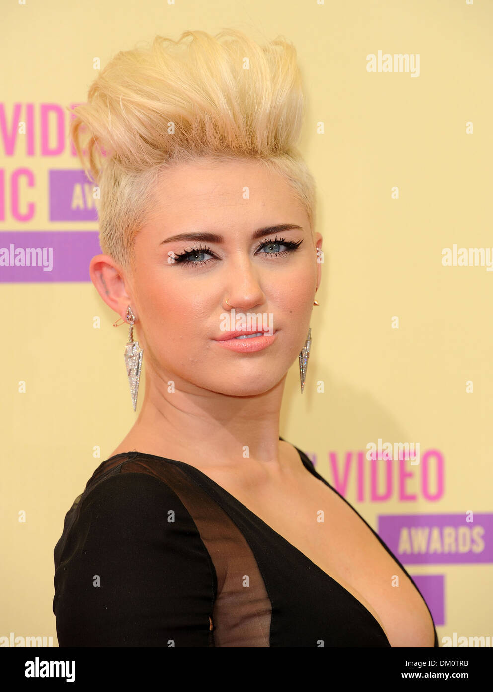 Miley Cyrus 2012 MTV Video Music Awards held at Staples Center ...