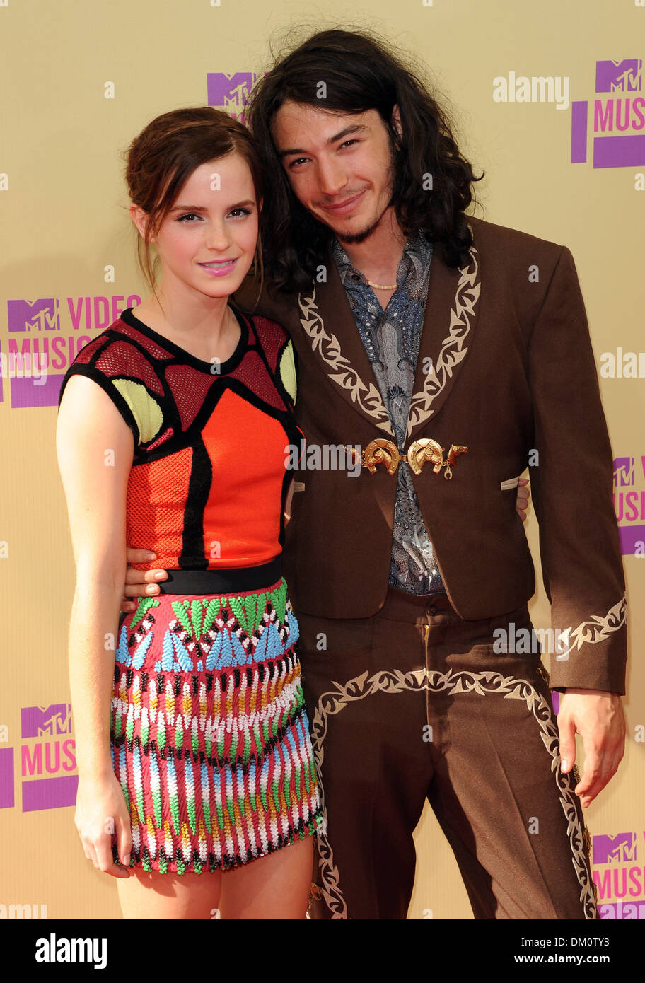 Emma Watson and Ezra Miller 2012 MTV Video Music Awards held at Staples ...