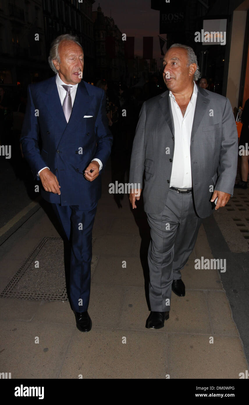 Harold Tillman and Philip Green Fashion's Night Out 2012 - Bond Street ...