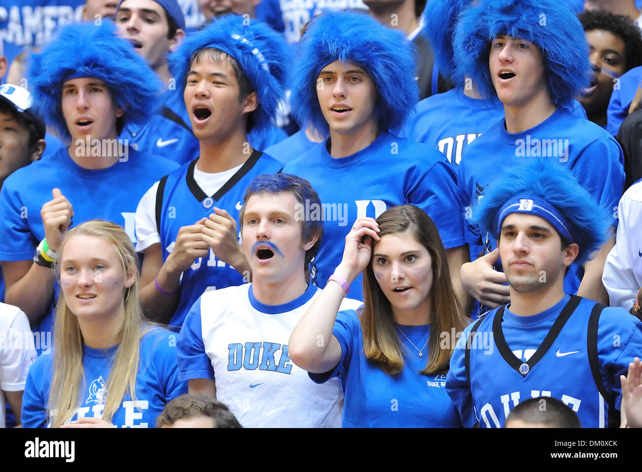 Duke blue devil fans hi-res stock photography and images - Alamy