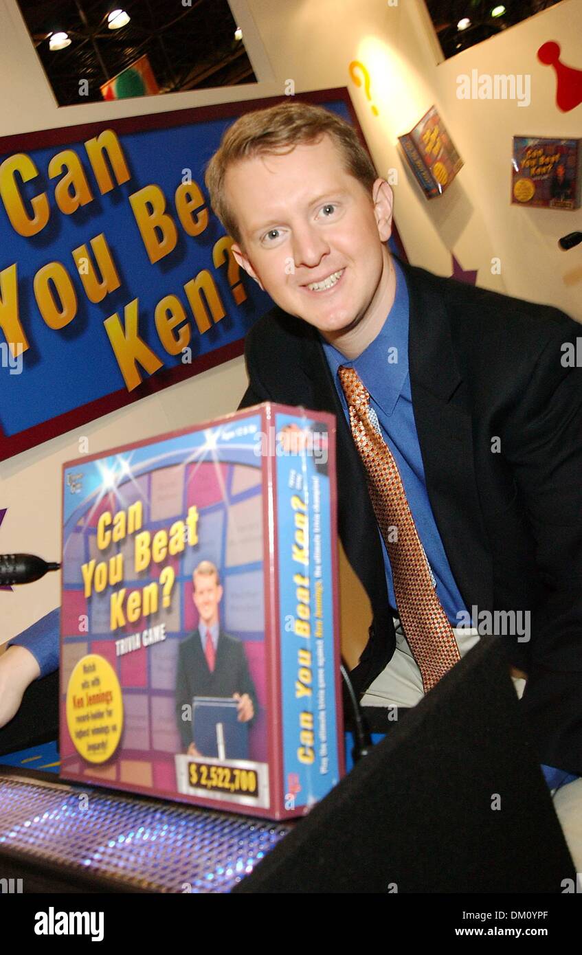 July 14, 2001 - K41847AR.KEN JENNINGS AT THE '' TOY FAIR '' PROMOTING ...