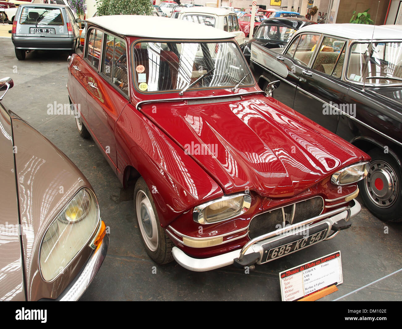 The 1965 Citroen AMI 6 is a French compact car powered by a 2-cylinder ...