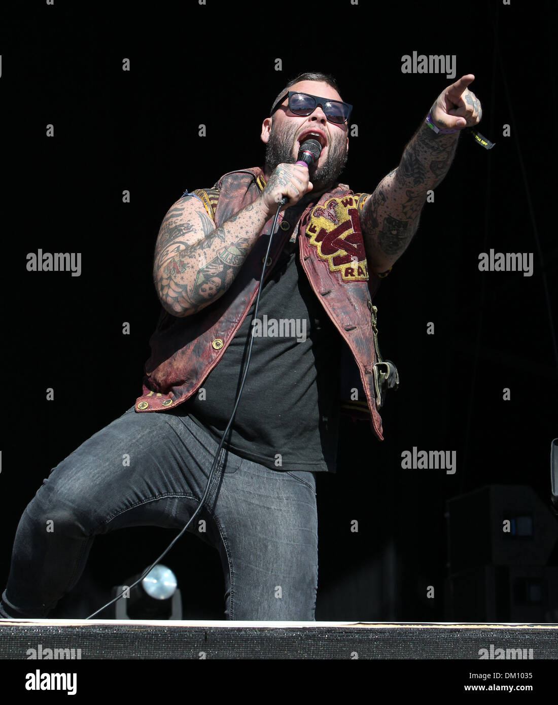 Wade MacNeil of Gallows Bestival 2012 held at Robin Hill Country Park ...