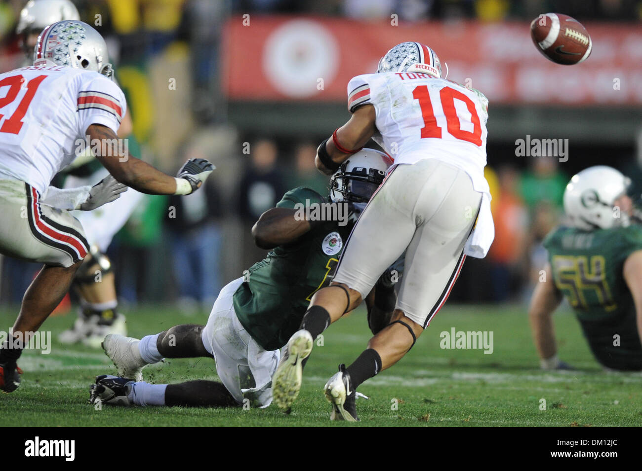 Jan. 01, 2010 - Pasadena, California, U.S - 01 January 2010: Ohio State ...