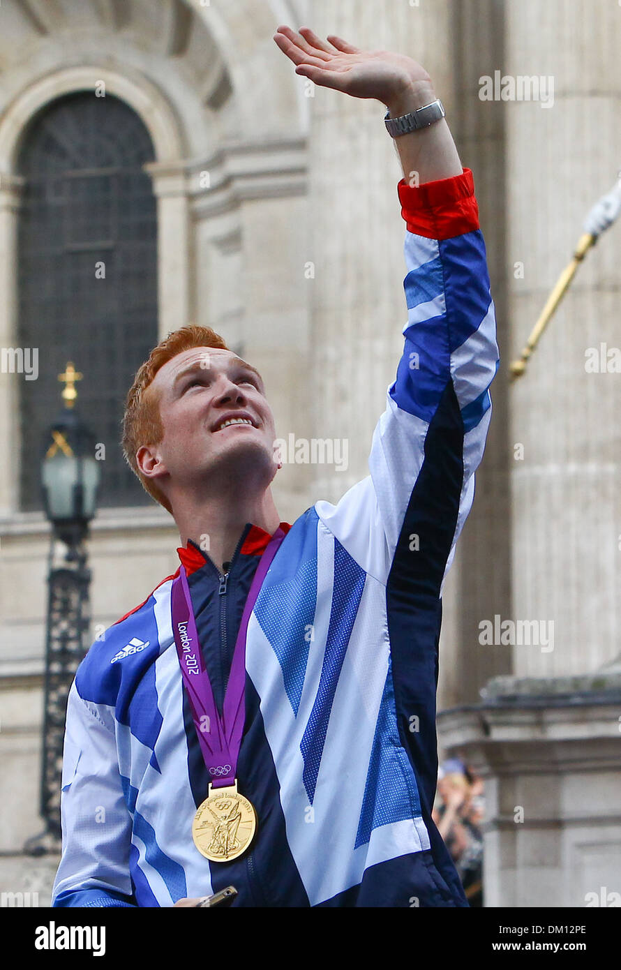 Greg Rutherford The 2012 Olympic Celebration Parade London, England ...