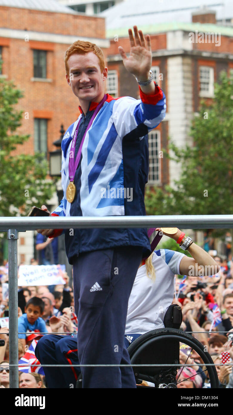 Greg Rutherford The 2012 Olympic Celebration Parade London, England ...