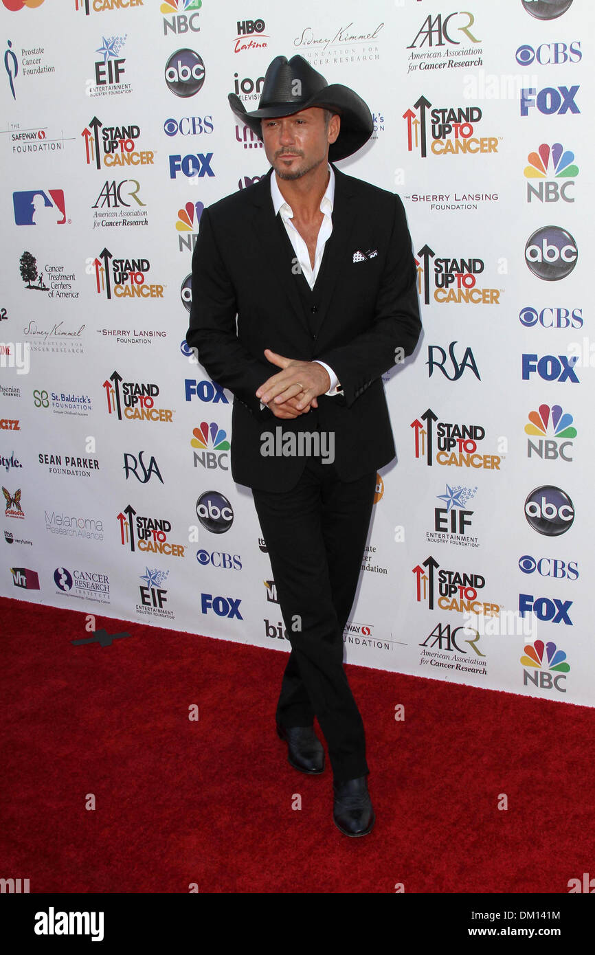 Tim McGraw Stand up to Cancer held at Shrine Auditorium - Arrivals Los ...