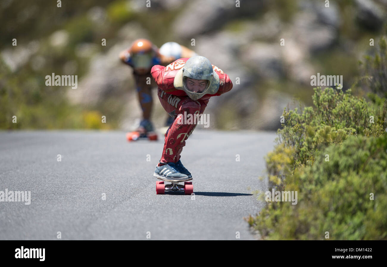 hot heels race 2013, longboard riders, south africa western cape Stock ...
