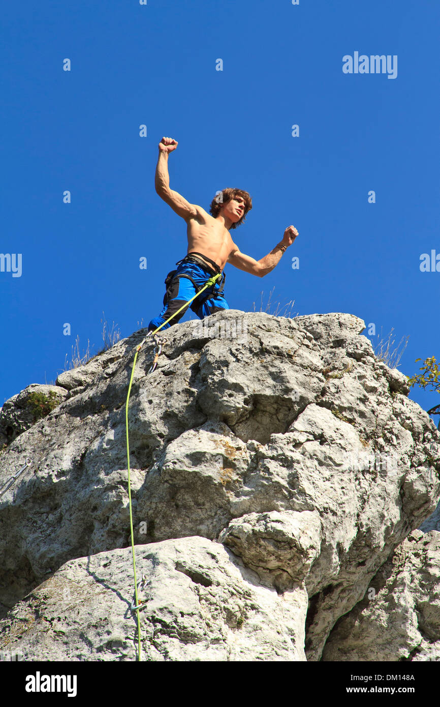 Successful climb hi-res stock photography and images - Alamy