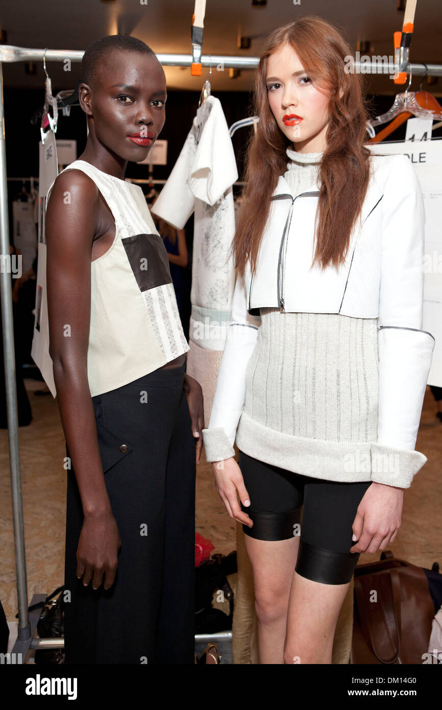 Grace Bol and Mariah Morrison Mercedes-Benz New York Fashion Week ...