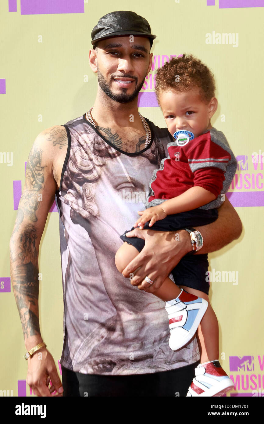 Swizz Beatz Egypt Dean 2012 MTV Video Music Awards held at Staples ...