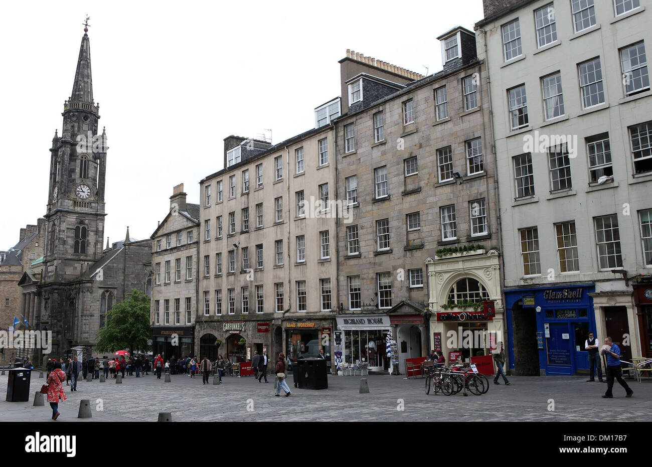 The Tron Kirk on The Royal Mile Edinburgh Stock Photo - Alamy