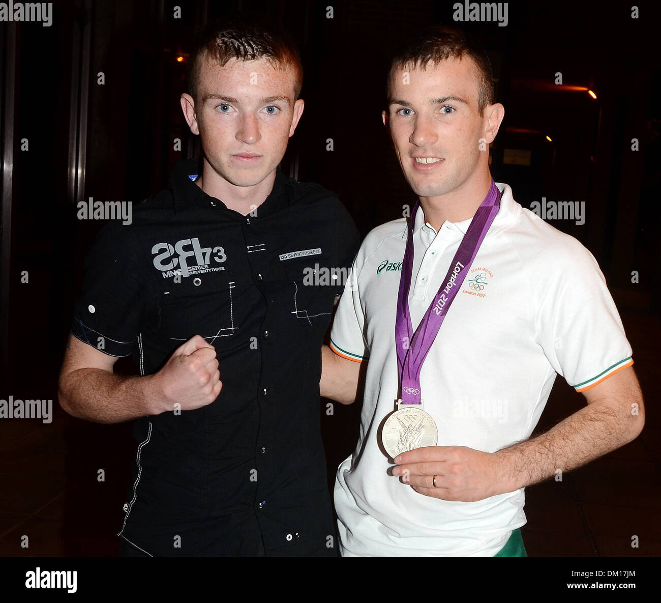 John Joe Nevin with brother Paddy Nevin Celebrities outside RTE Studios ...