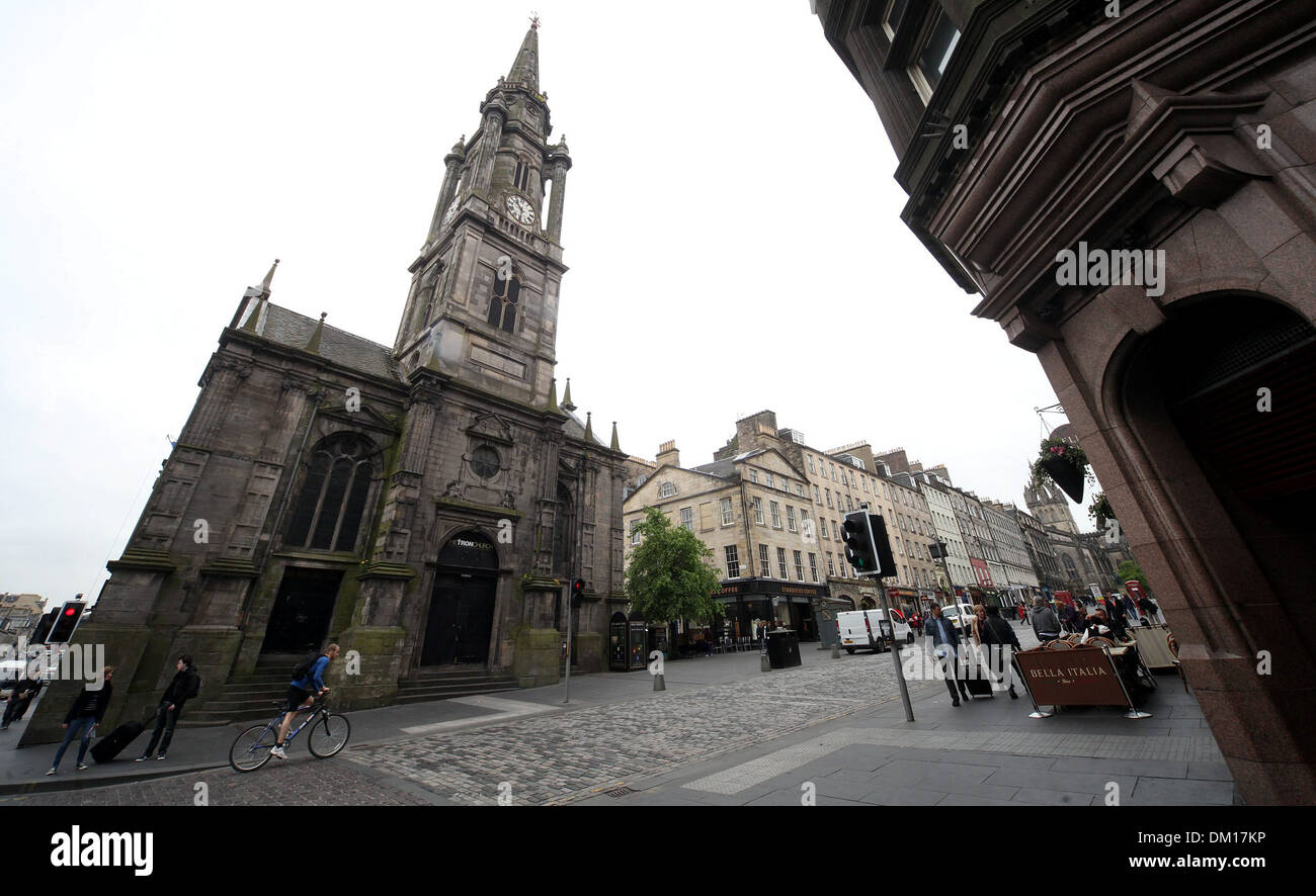 The Tron Kirk on The Royal Mile Edinburgh Stock Photo - Alamy