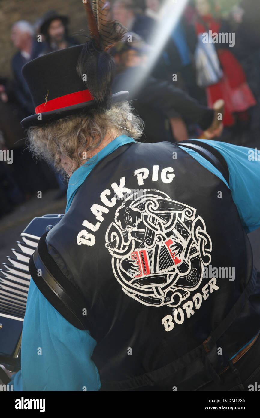 Black pig morris men dancing hi-res stock photography and images - Alamy