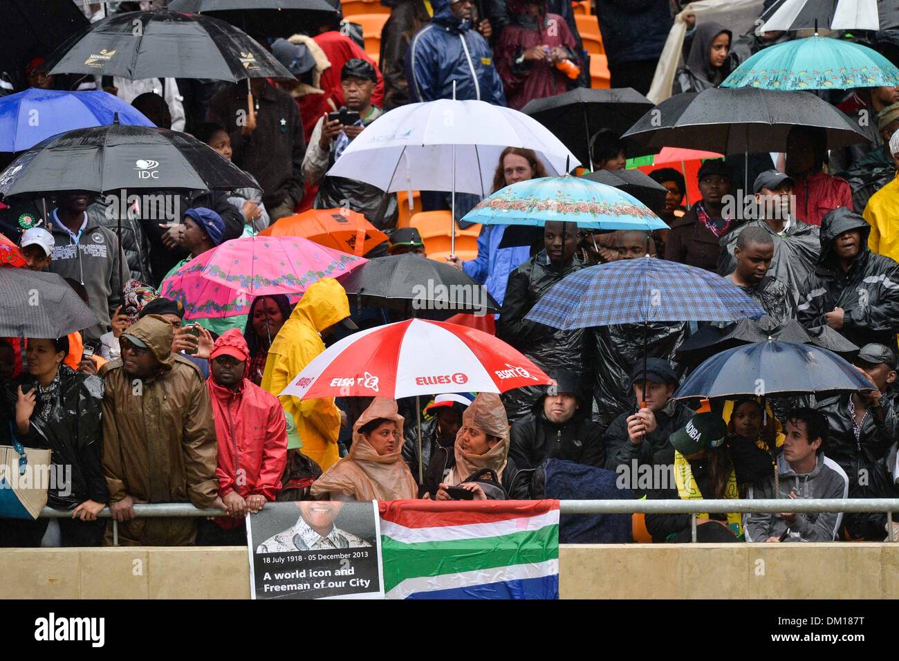 Johannesburg, South Africa. 10th Dec, 2013. People attending Nelson ...