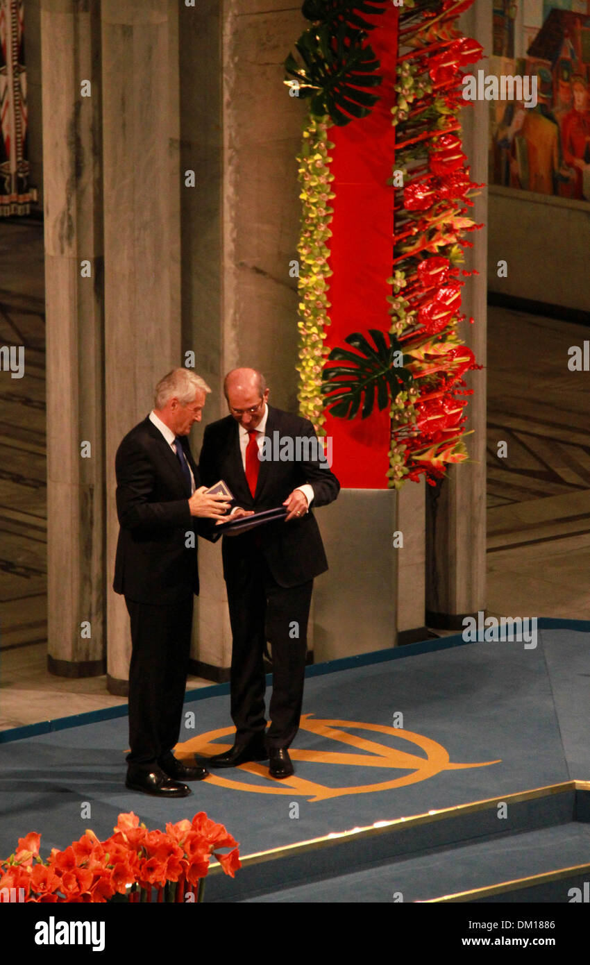 The chairman of the nobel committee hi-res stock photography and images ...