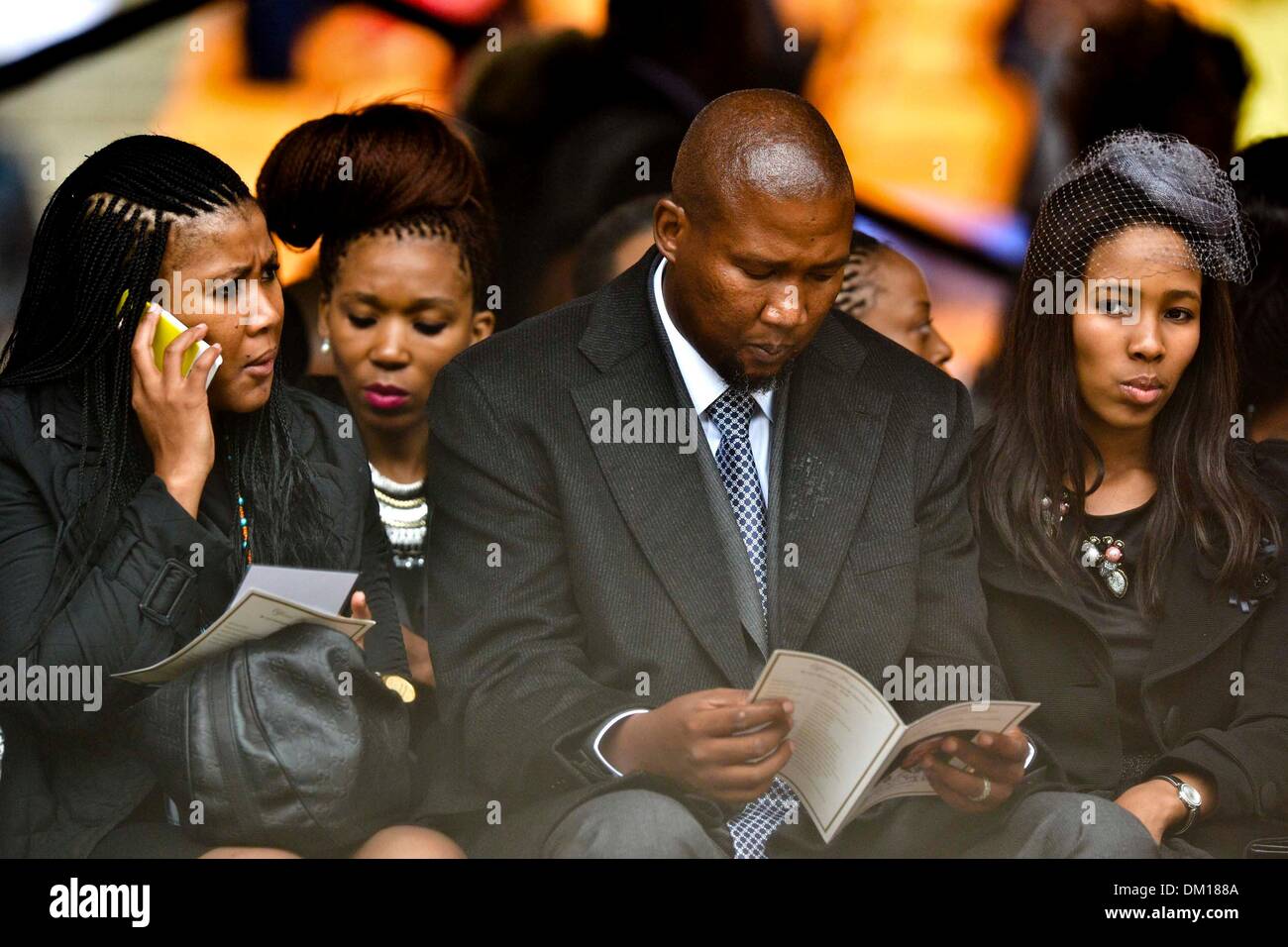 Johannesburg, South Africa. 10th Dec, 2013. Mandla Mandela attending ...