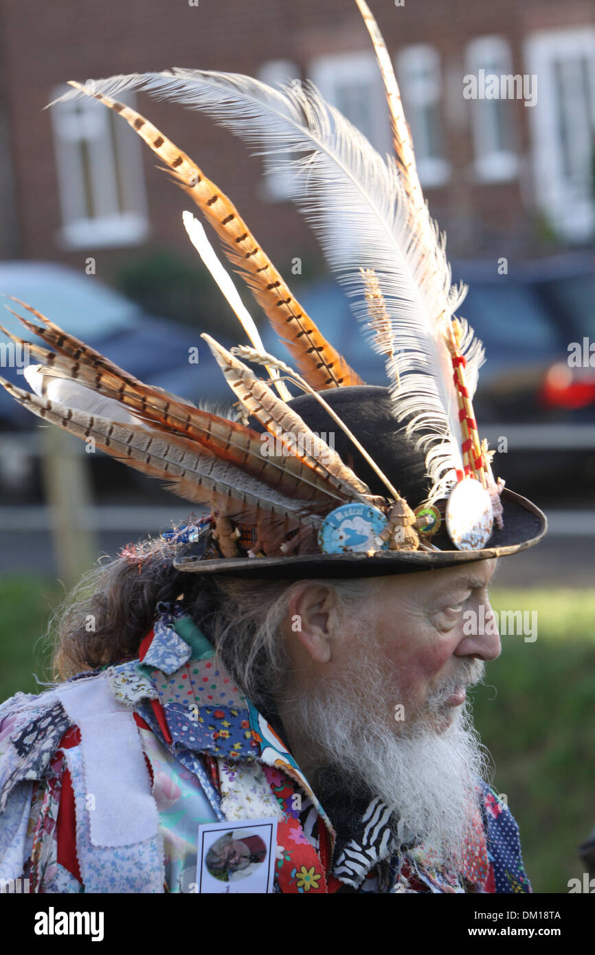 The Black Pig Borders Morris Men perform at the Whittlesey Straw Bear ...