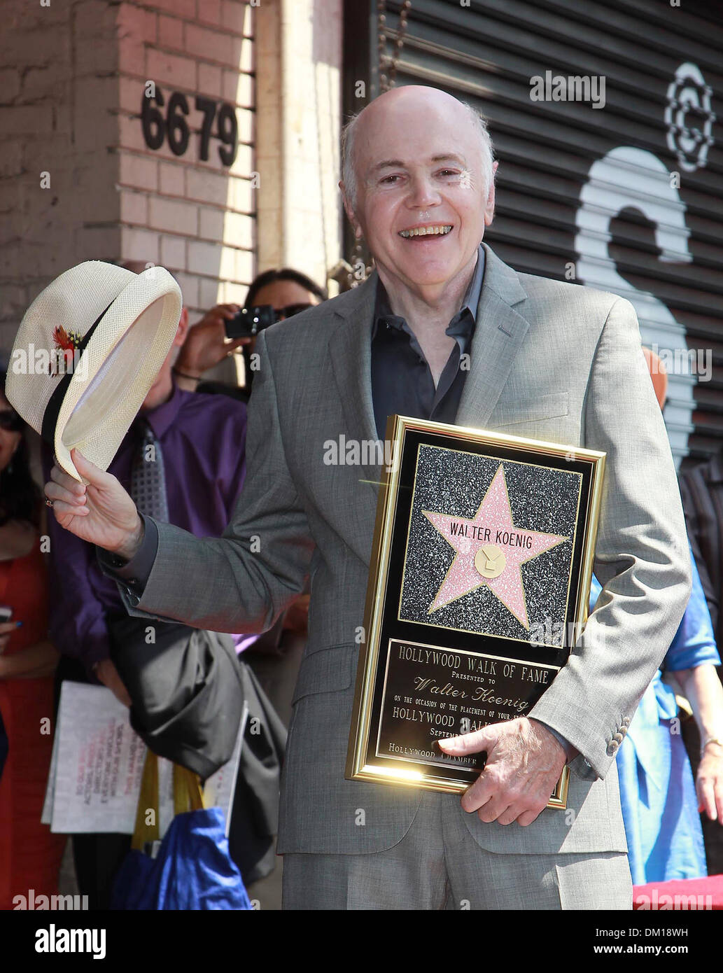 Walter Koenig at Walter Koenig honor with a Star on Hollywood Walk of ...