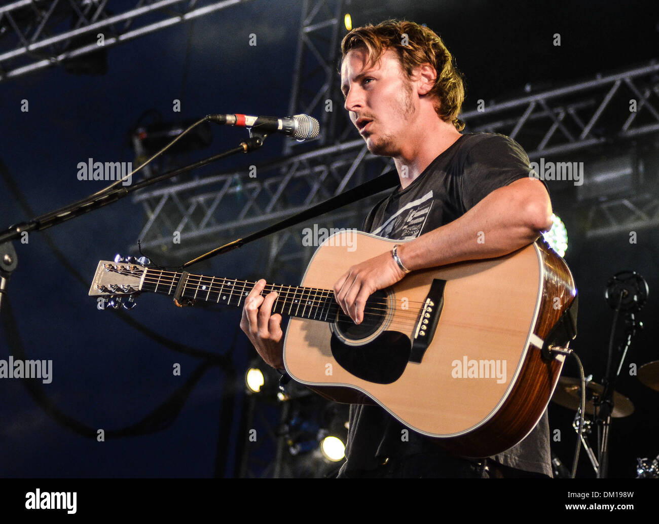 Singer-songwriter Ben Howard (aka Benjamin John Howard) Bestival 2012 ...
