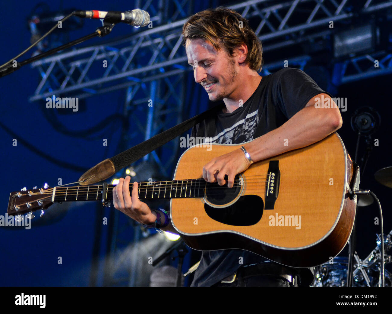 Singer-songwriter Ben Howard (aka Benjamin John Howard) Bestival 2012 ...