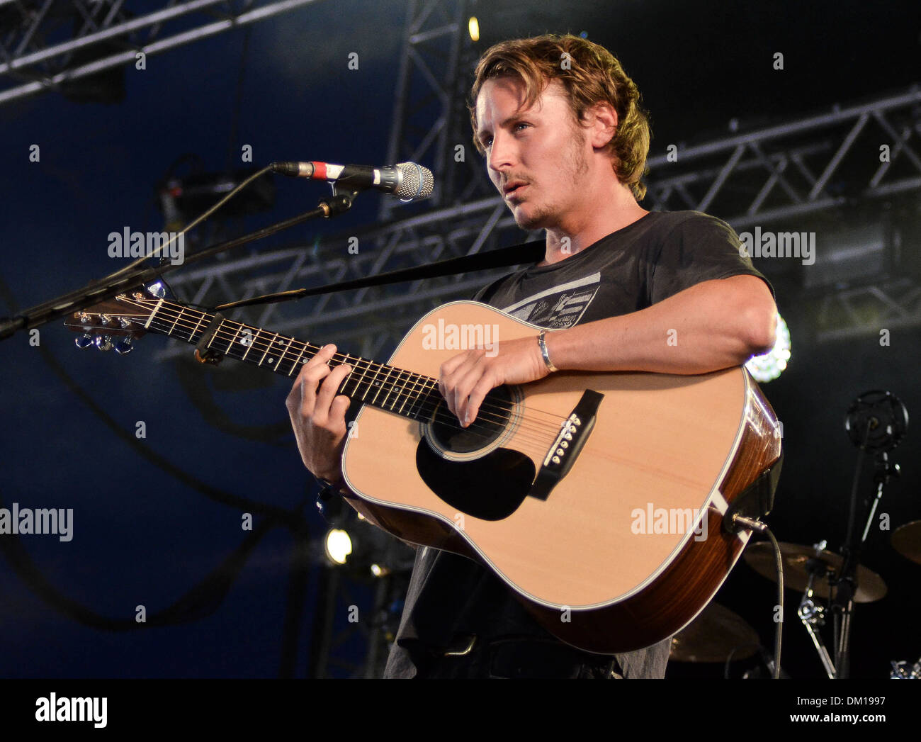 Singer-songwriter Ben Howard (aka Benjamin John Howard) Bestival 2012 ...