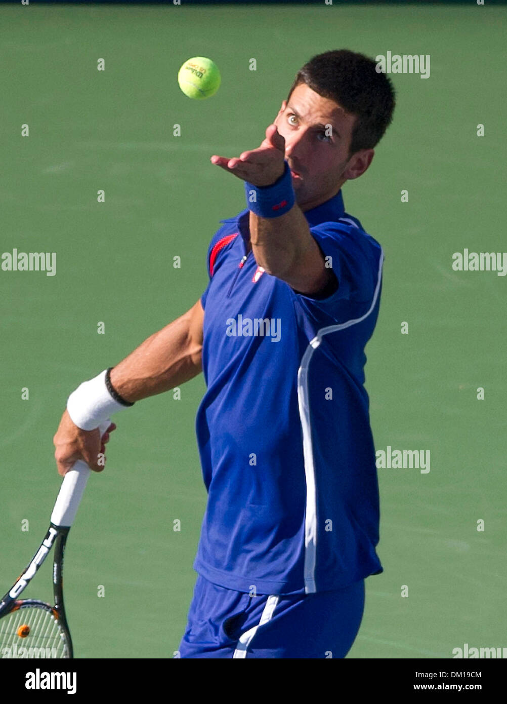 Novak Djokovic Men's singles final match on Day Fifteen of 2012 US Open ...