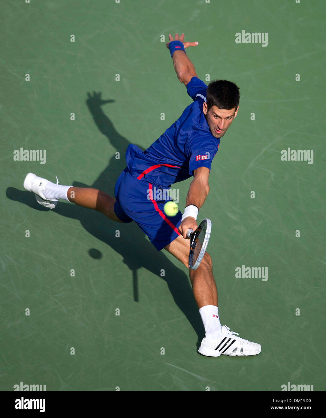 Novak Djokovic Men's singles final match on Day Fifteen of 2012 US Open ...