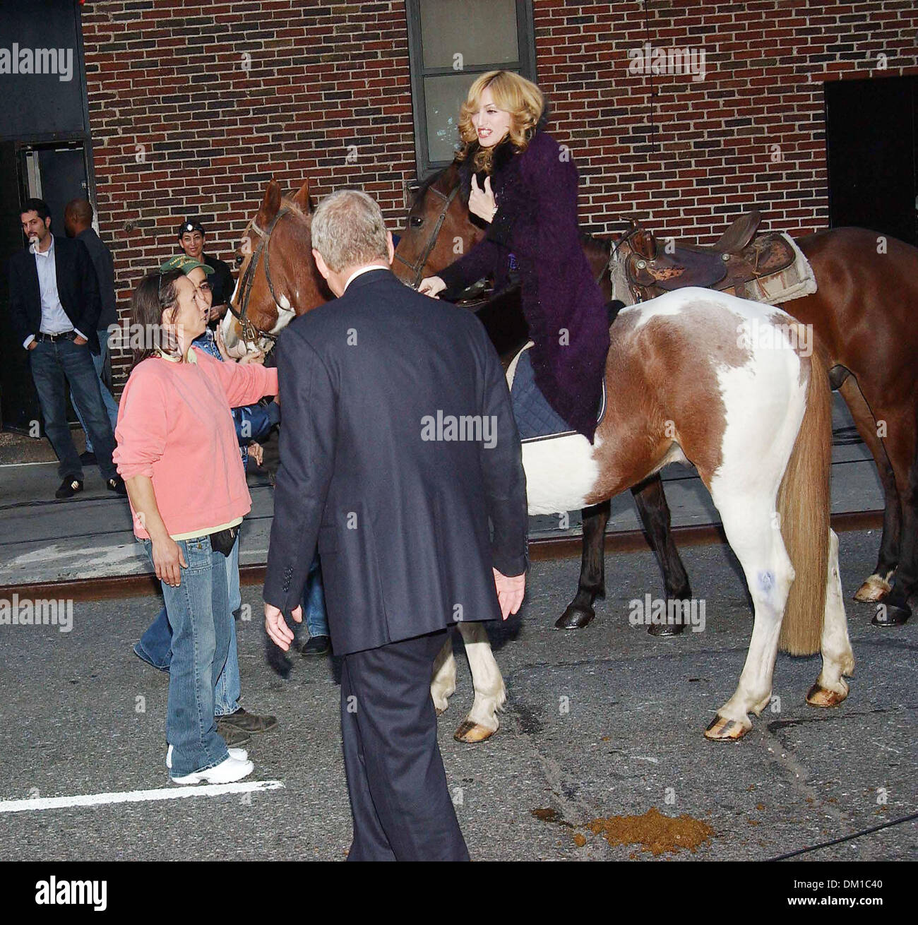 Mar. 12, 2002 - New York, NEW YORK - MADONNA APPEARS ON LETTERMAN AND ...