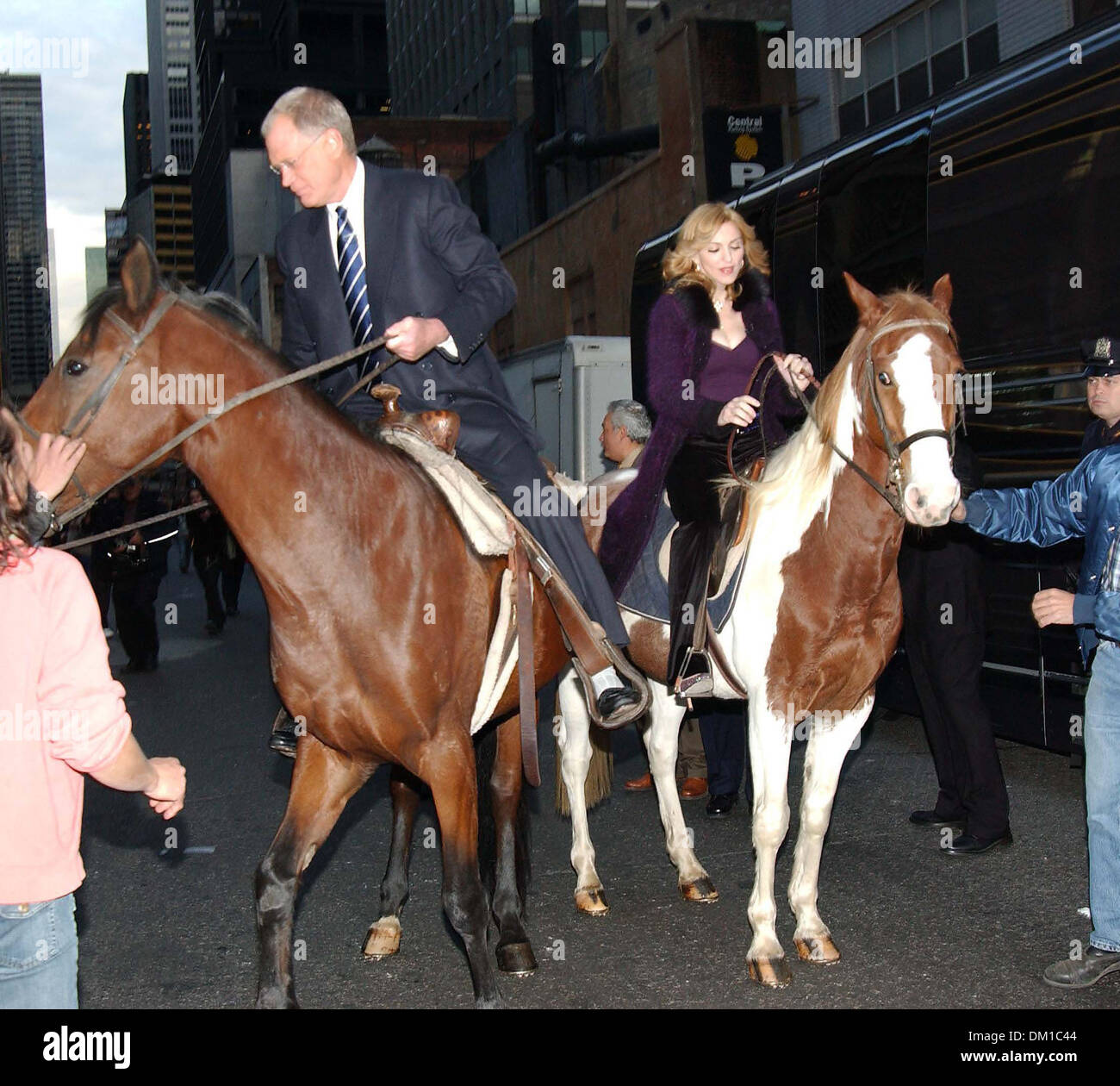 Mar. 12, 2002 - New York, NEW YORK - MADONNA APPEARS ON LETTERMAN AND ...