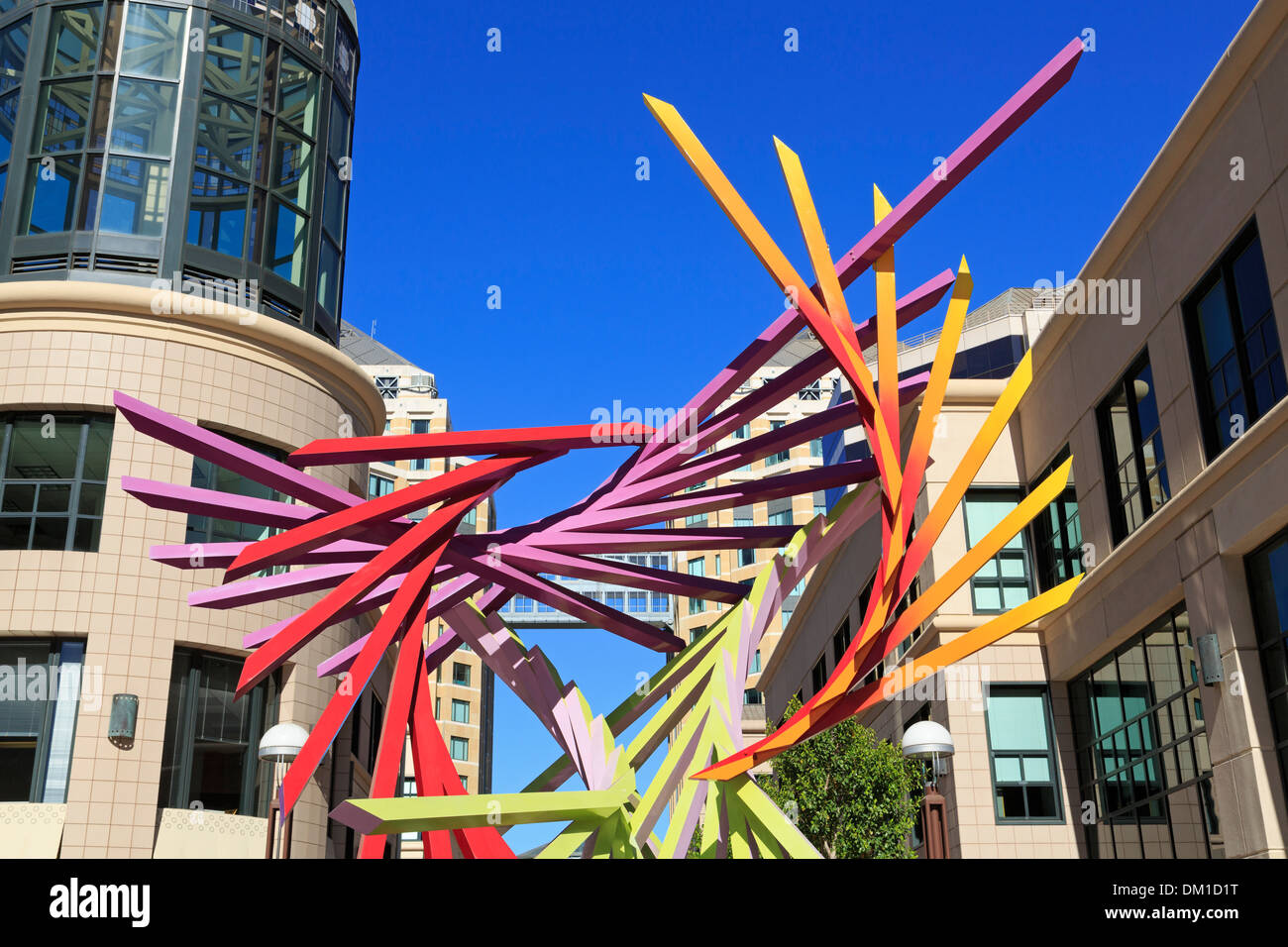 City Center Complex & sculpture by Roslyn Mazzilli,Oakland,California ...