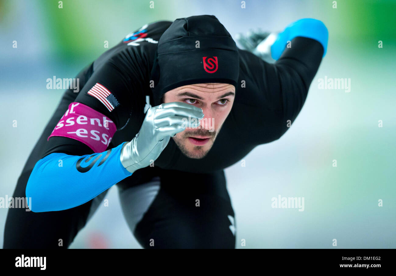 Berlin, Germany. 07th Dec, 2013. USA's Mitchell Whitmore during the ISU ...
