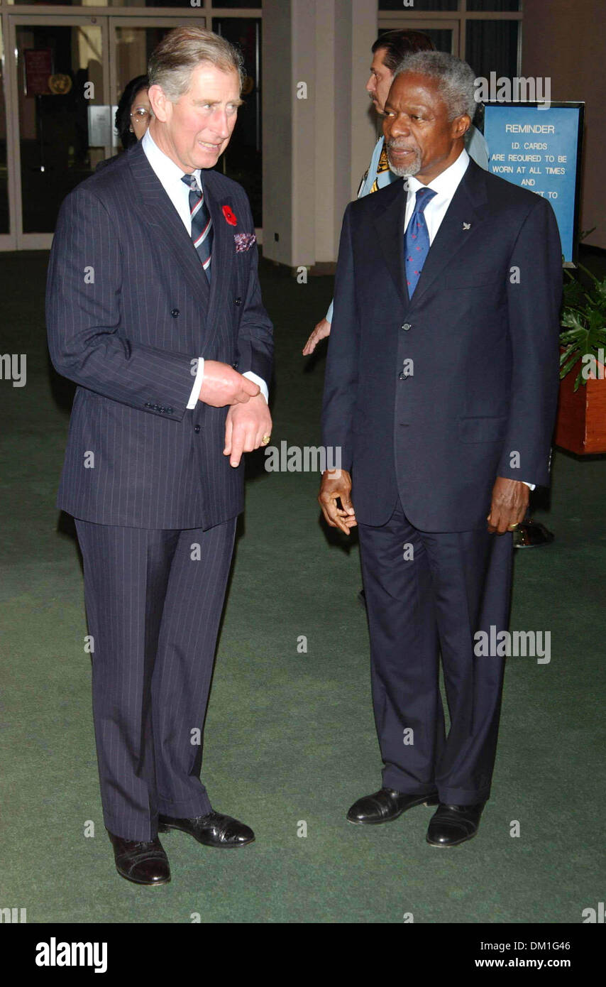 Mar. 24, 2002 - New York, NEW YORK - HRH THE PRINCE OF WALES VISITS THE ...