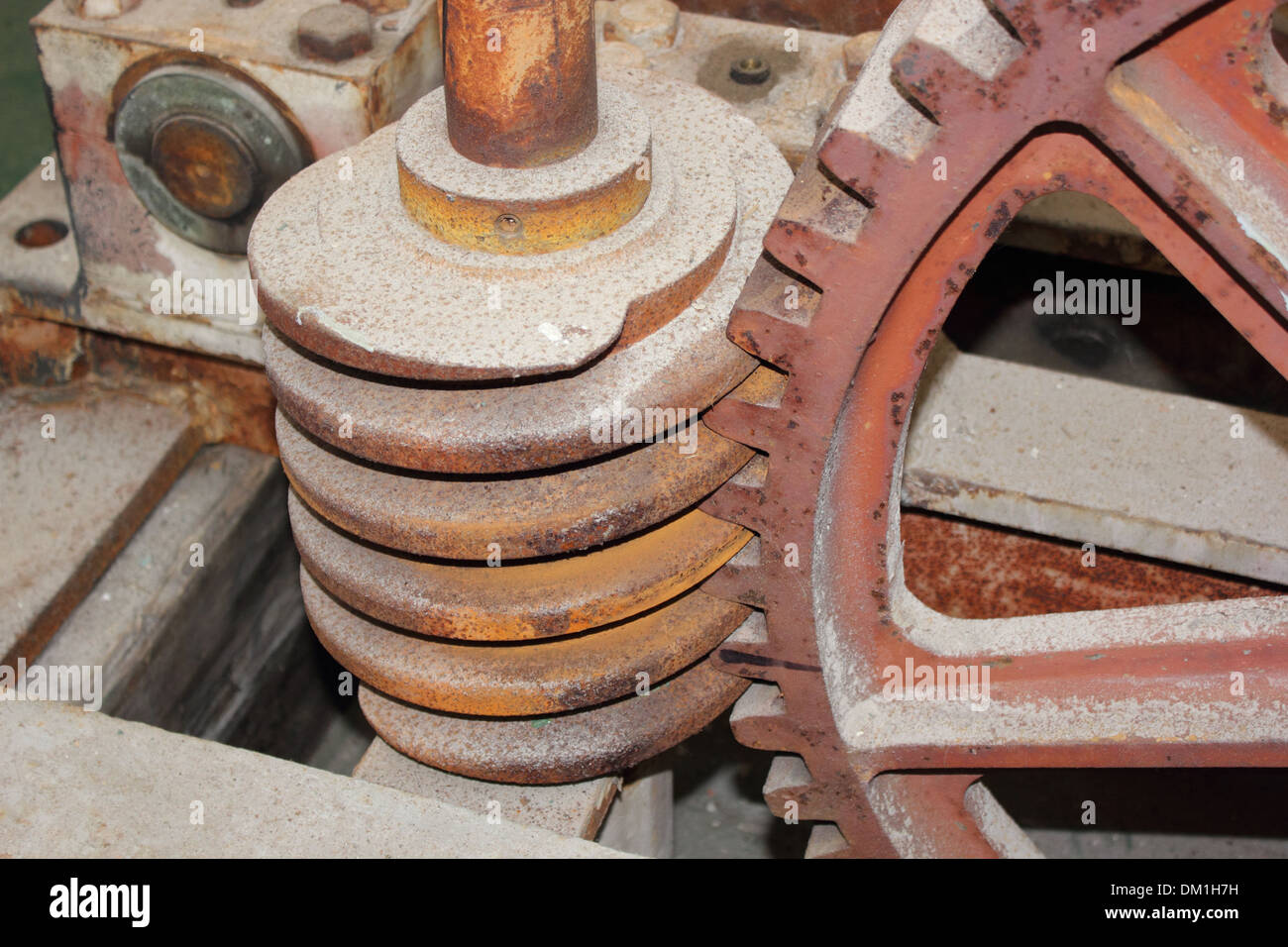 Mechanical worm gearing Stock Photo - Alamy