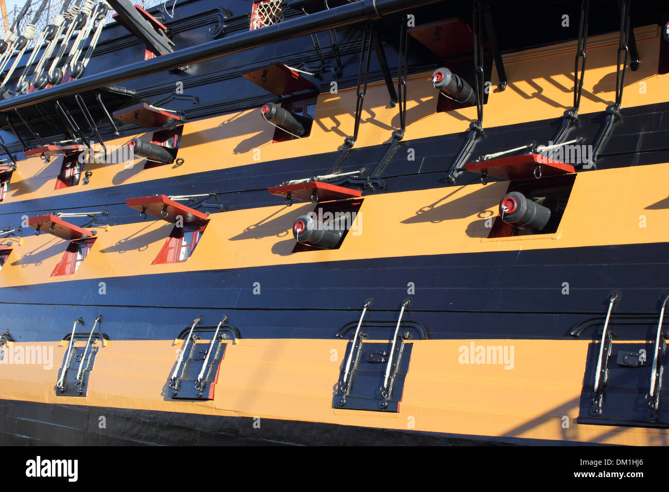 Hms victory,Admiral lord Nelsons flagship Stock Photo - Alamy