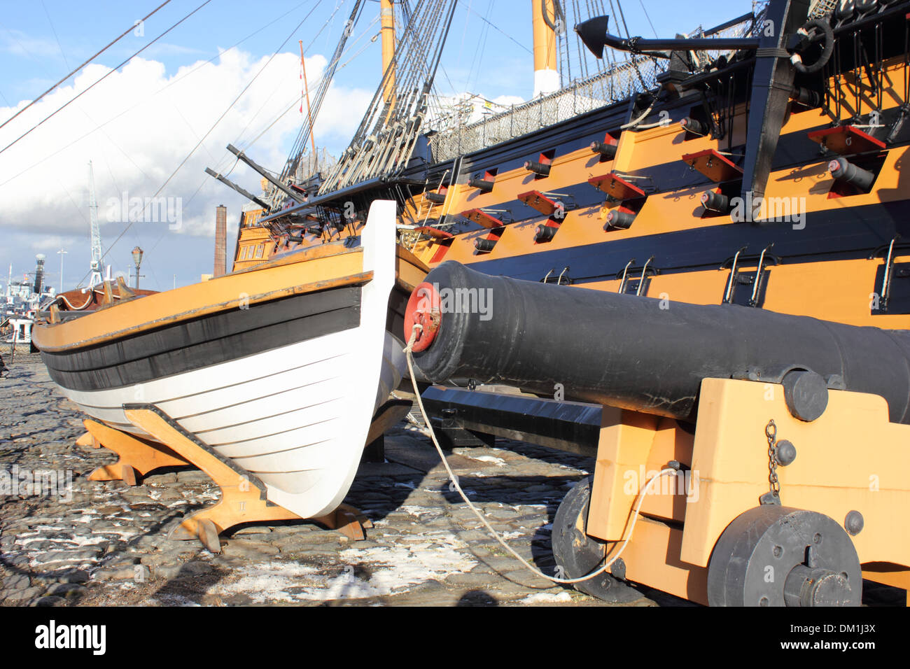 Hms victory,Admiral lord Nelsons flagship Stock Photo - Alamy