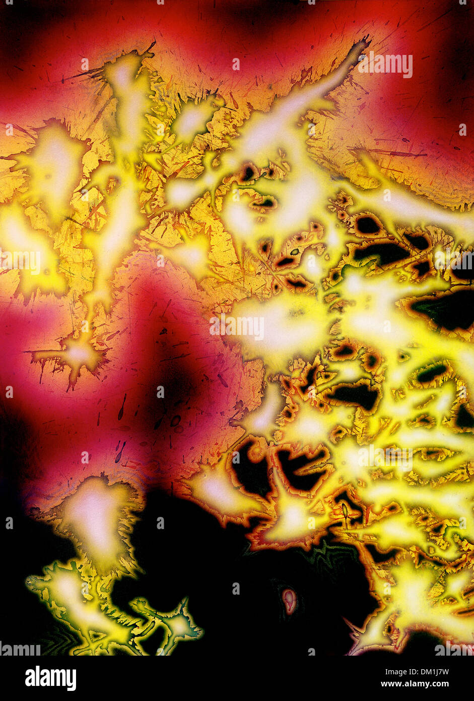 abstract picture painted by me named Aggressive Stock Photo - Alamy