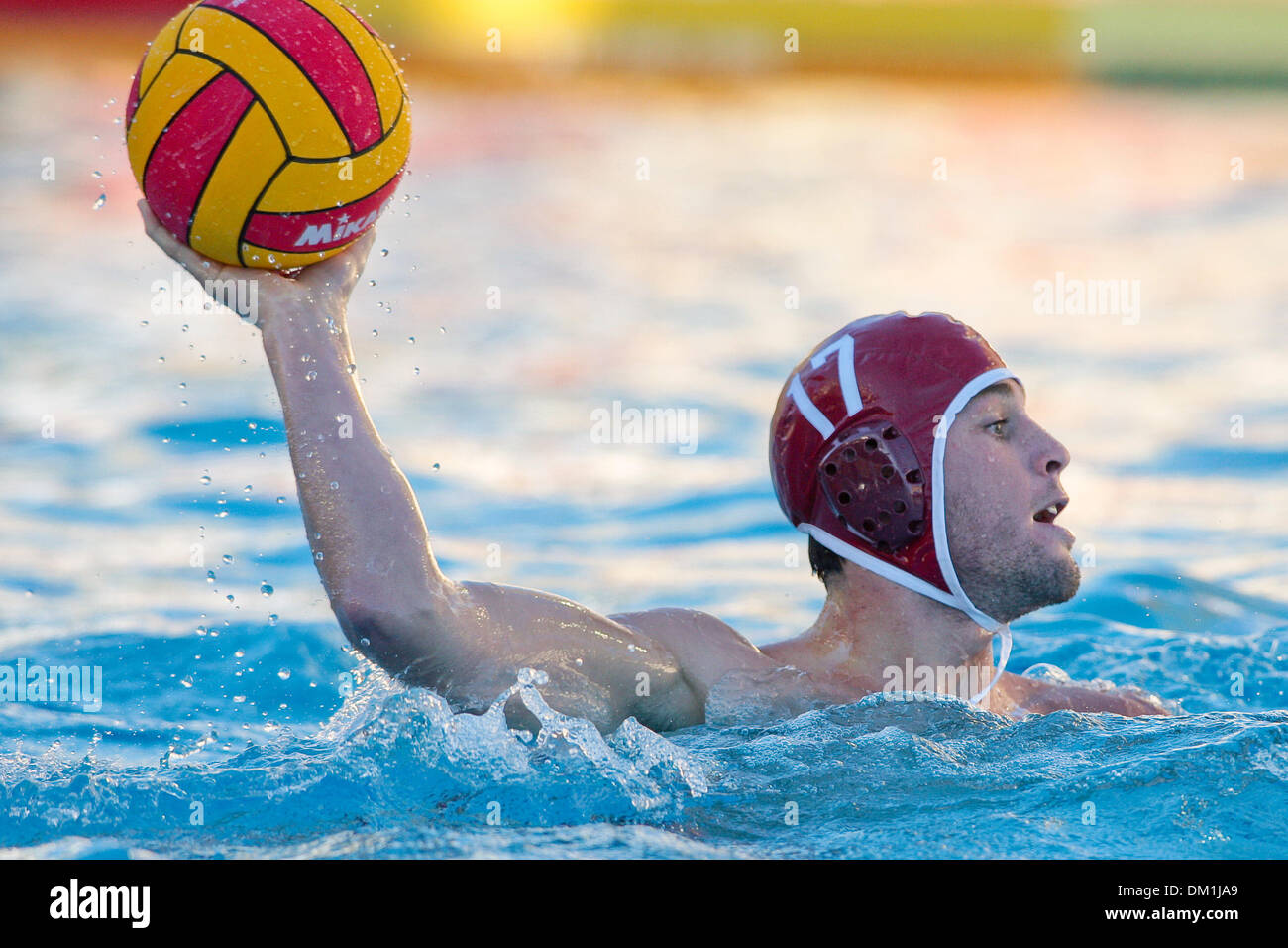 Stanford driver Alex Pulido (17) of La Jolla, Calif. during a water ...