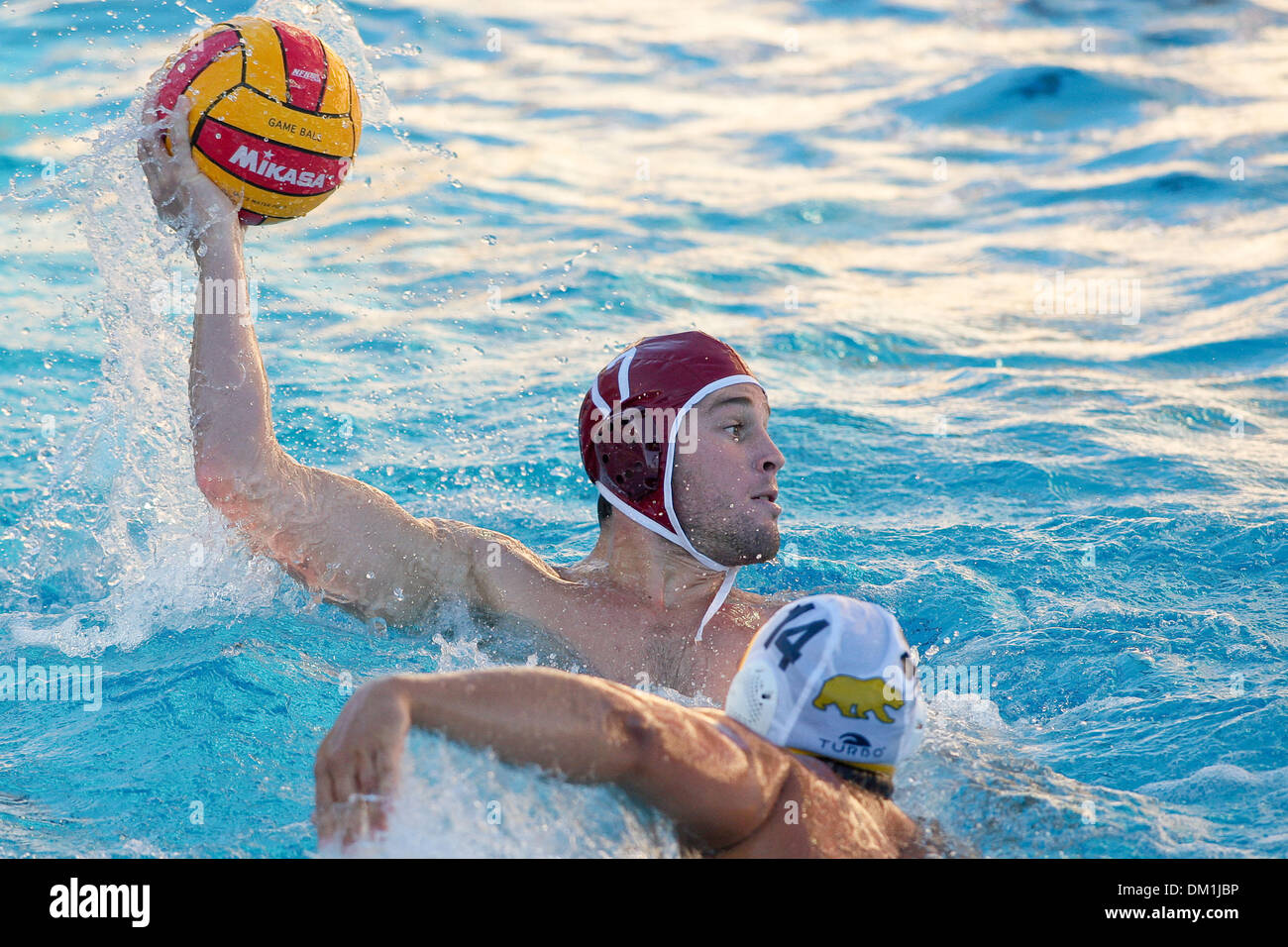 Stanford driver Alex Pulido (17) of La Jolla, Calif. during a water ...