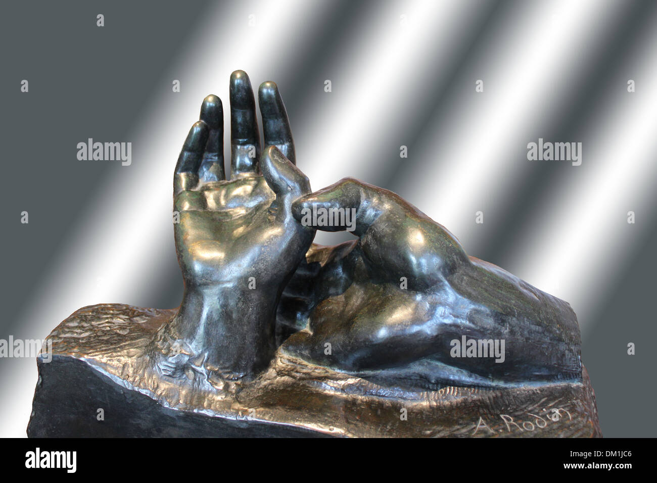 Rodin hands hi-res stock photography and images - Alamy