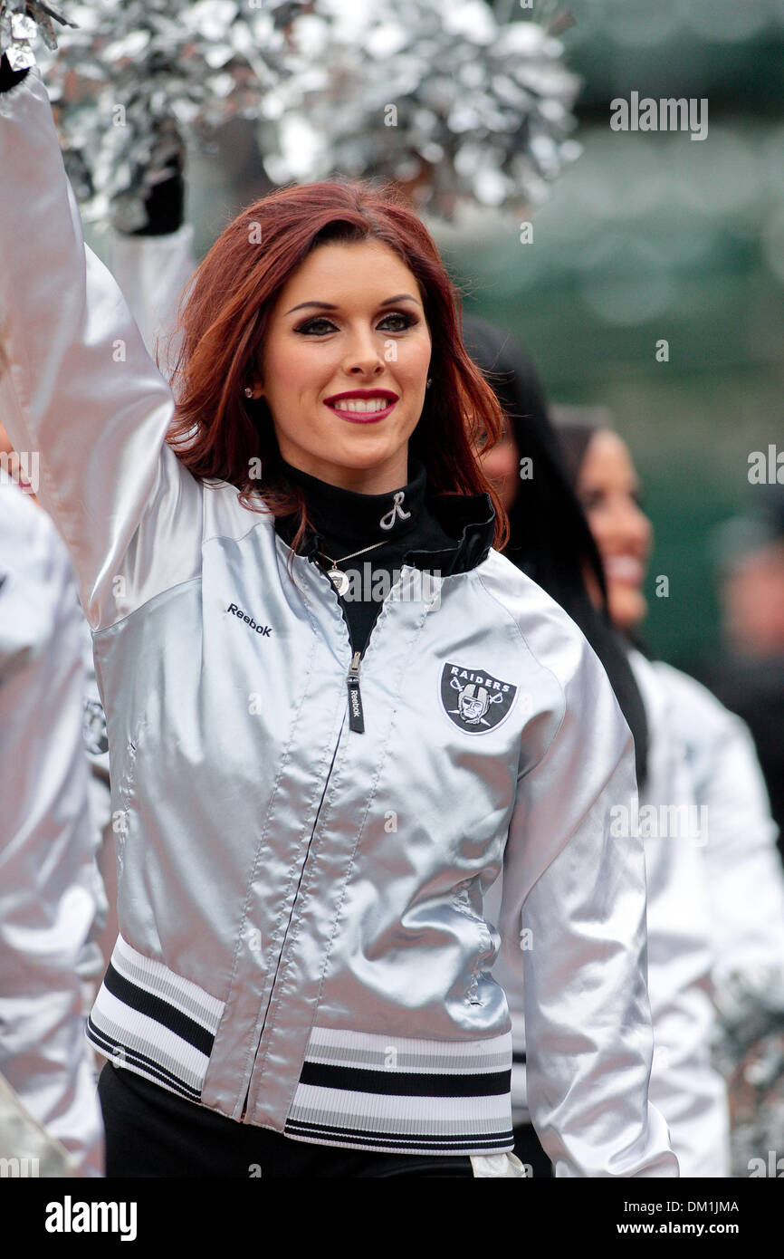 Raiderettes during game action at the Oakland Coliseum, also known as ...