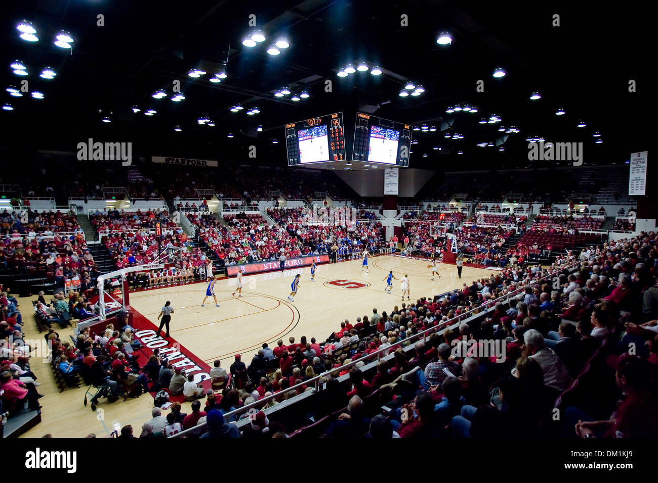 Duke at Stanford during game action at the Maples Pavilion, in Stanford ...